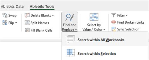 Search And Replace In Excel Workbooks