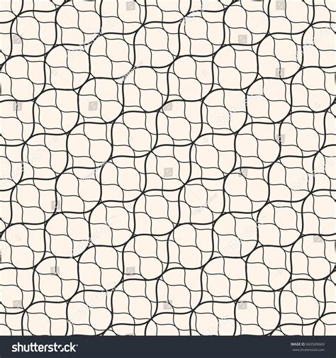 Vector Seamless Pattern Thin Diagonal Wavy Stock Vector Royalty Free 660589669 Shutterstock