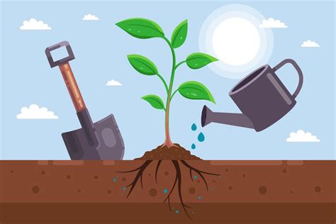 Background Powerpoint Plantar Seedlings Font Bundles Clipart Design Bundles Graphic