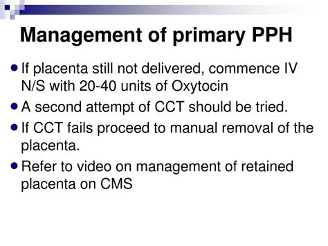 Ppt Management Of Atonic Primary Pph With Placenta Delivered Powerpoint Presentation Id9727928