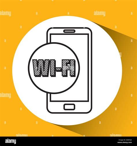 Wifi Technology App Stock Vector Image Art Alamy