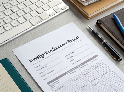 investigation summary report taptalent