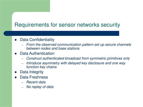 Ppt Security Issues In Sensor Networks Powerpoint Presentation Free Download Id 6858325