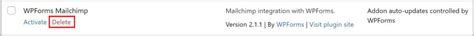 how to install wpforms mailchimp addon in wordpress