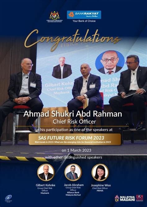 Ahmad Shukri Abd Rahman Cpif On Linkedin Riskmanagementbankrakyat Cro
