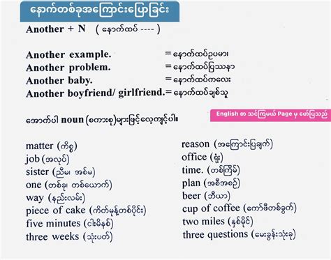 English စာ သင်ကြမယ် Added A New Photo English စာ သင်ကြမယ်