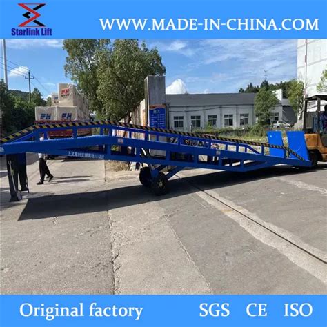 6t 8t 10t 12t 15t hydraulic container loading ramps forklift loading