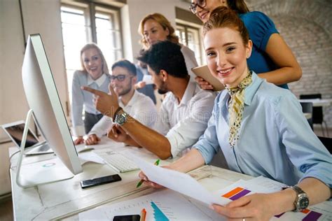 Programmers Working In A Software Developing Company Office Business
