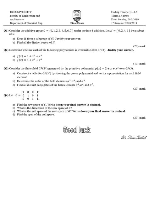 Coding 1 Final 18 19 Pdf
