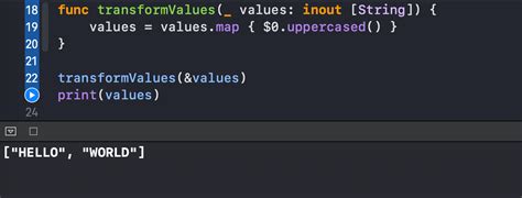 What Are In Out Parameters In Swift