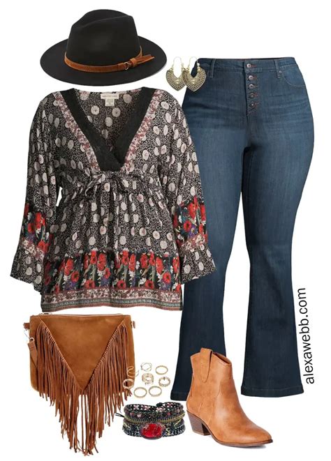Achieve A Stylish Bohemian Look For Plus Size Individuals Shunvogue