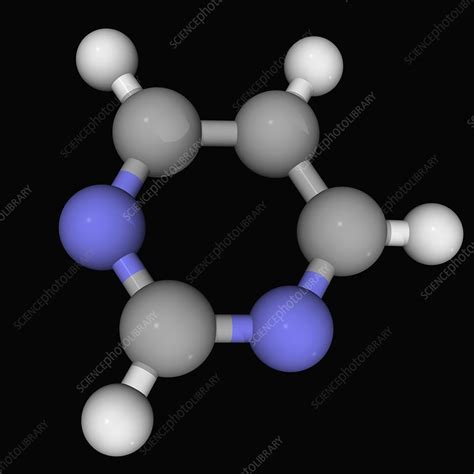 Pyrimidine Molecule Stock Image F004 5976 Science Photo Library