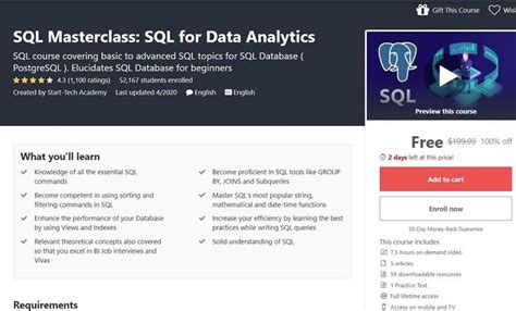 Sql Masterclass Sql For Data Analytics Data Analytics Relational