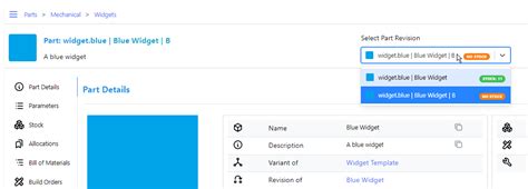 Part Revisions Inventree Documentation