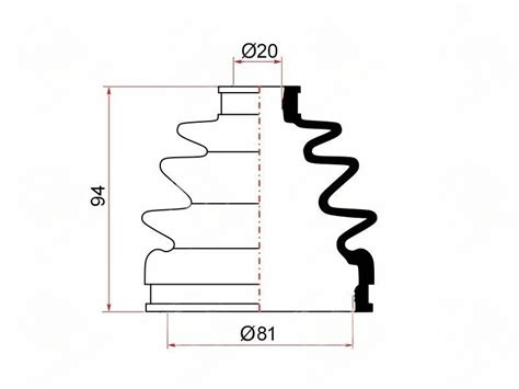 Пыльник ШРУСа наружный FR HONDA CR-V RD1 - MARUICHI RUBBER арт. 02127 ...