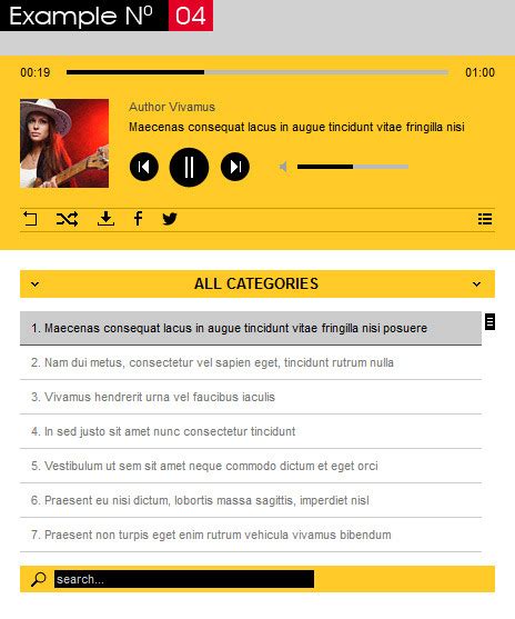 responsive html5 audio player pro wordpress plugin by lambertgroup
