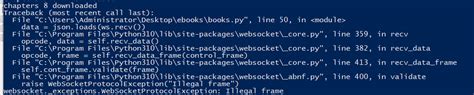 Websocket Expception Error Issue Evmer Perlego Downloader GitHub