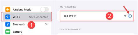 วธดหมายเลข Wi Fi MAC Address บนระบบปฏบตการ iOS เวอรชน 18 ขนไป BU FAQ