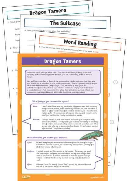 Reading — Assessments Pack Year 6 Cgp Plus