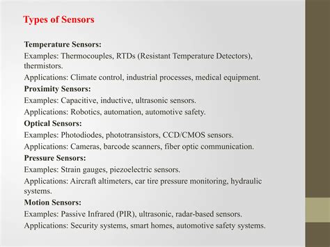 Basics Of Sensors And Transducers Pptx Pptx