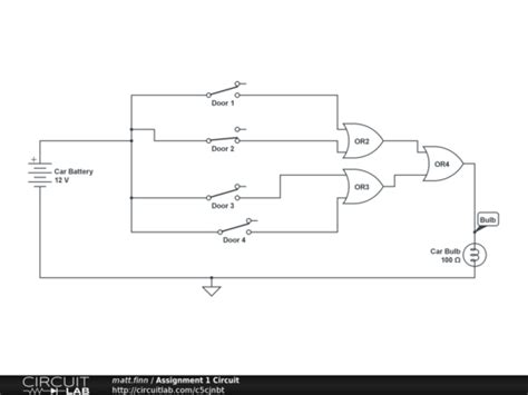 Assignment 1 Circuit Circuitlab