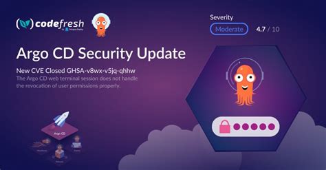 codefresh on linkedin we just fixed a cve for argo cd ghsa v8wx v5jq