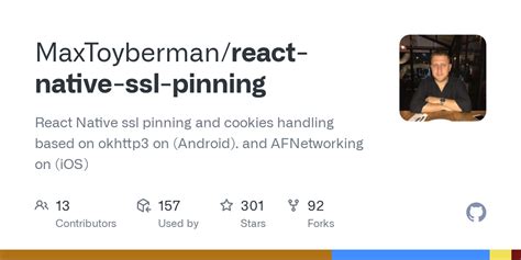 Github Maxtoybermanreact Native Ssl Pinning React Native Ssl