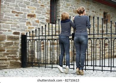 Peeking Through Window Photos Images And Pictures Shutterstock