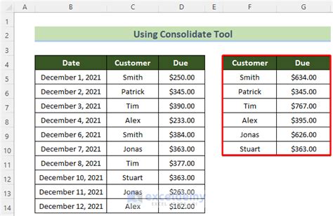 How To Combine Duplicate Rows And Sum The Values In Excel 4 Suitable Ways