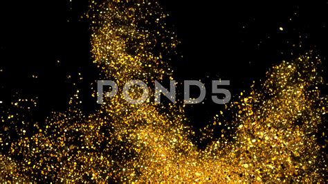 Glitter Sparkle Particle Explosion Background