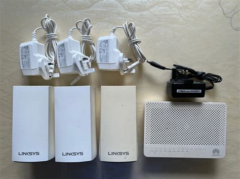 Years Old Well Used Linksys Mesh Velop And Modem Computers Tech Parts Accessories