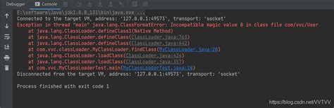 类加载器系列——自定义类加载器异常抛出异常classformaterror Csdn博客