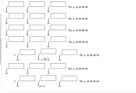 Solved The Figure Shows The Region Of Integration For The