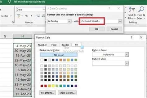 How To Set Up Conditional Formatting In Excel For Dates