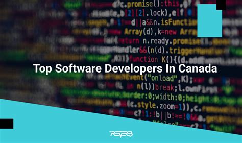 Top Software Developers In Canada For 2025 Reverb