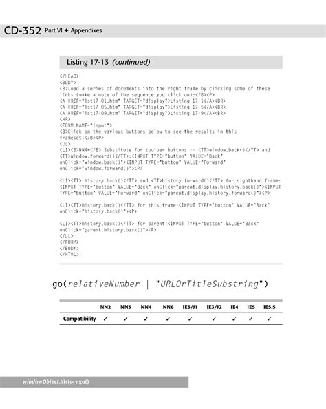 Java Script Tutorial PDFDrive CD Part VI Appendixes Listing Continued Studocu