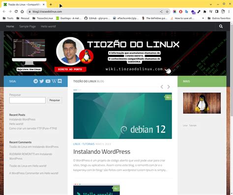 installar e customizar wordpress com docker compose wiki do tiozão do