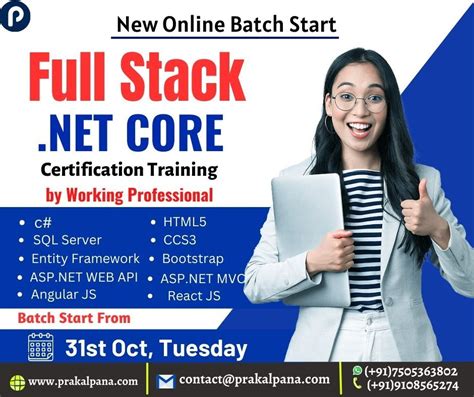 Prakalpana Learning And Development Center On Linkedin Dotnetfullstack Onlinetraining