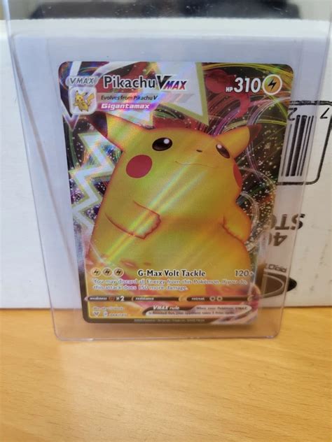 Pokemon Card Vivid Voltage Pikachu Vmax 044185 English Fat 40 Off