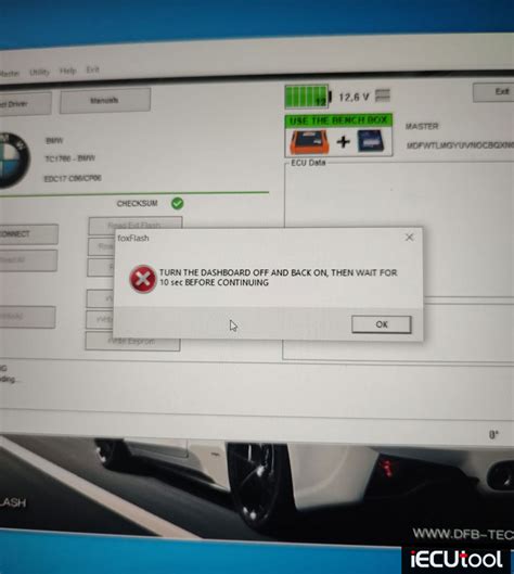FoxFlash Failed To Read BMW EDC CP On Bench Solution IECUTOOL Official Blog