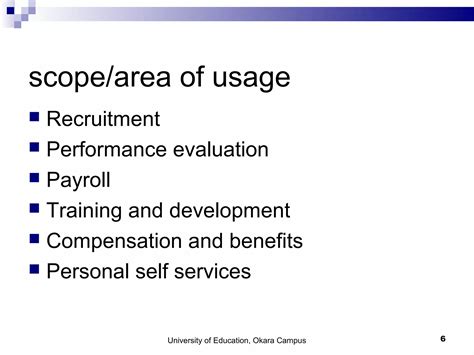 hris and its application software human resource information system ppt