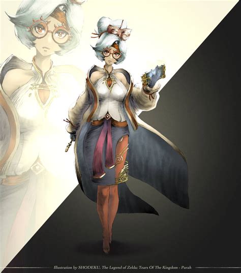 The Legend Of Zelda Tears Of The Kingdom Purah By Shodeku On Deviantart
