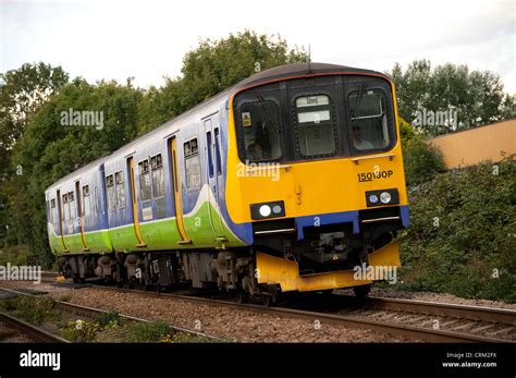 Passenger Train Running On The London Overground Line On England Stock