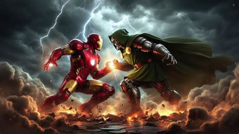 2560x1440 Iron Man X Doctor Doom 1440p Resolution Hd 4k Wallpapers