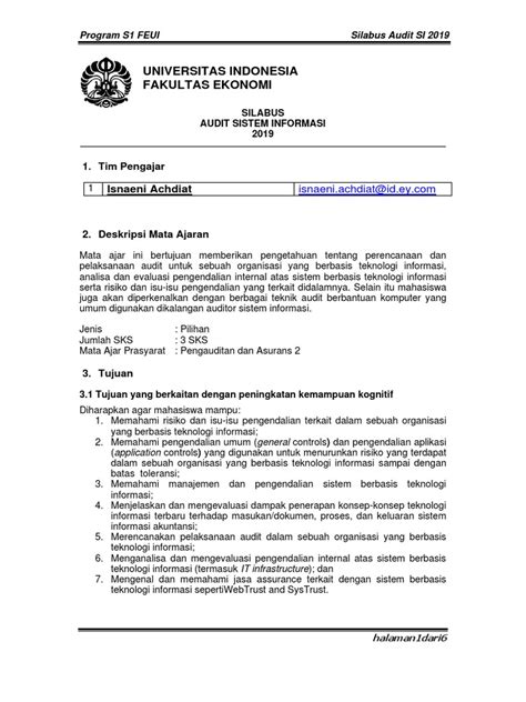 Information System Audit Pdf