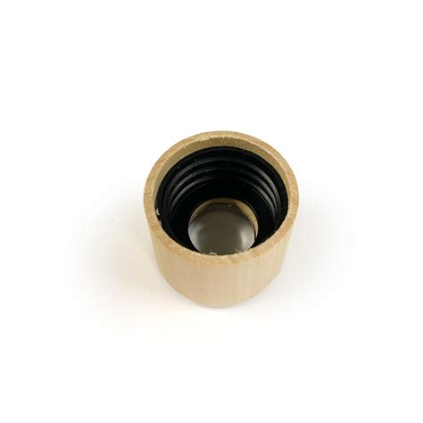 Diffuser Cap And Stopper Wood Antwerp Luxury Candle Supplies