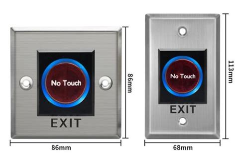 Exit Button No Touch Soltech Data Indonesia