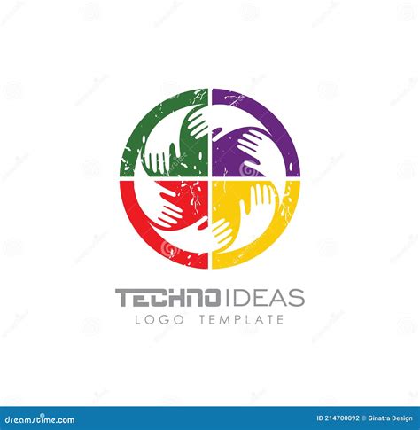 Hand Circle Design Ideas Stock Vector Illustration Of Design