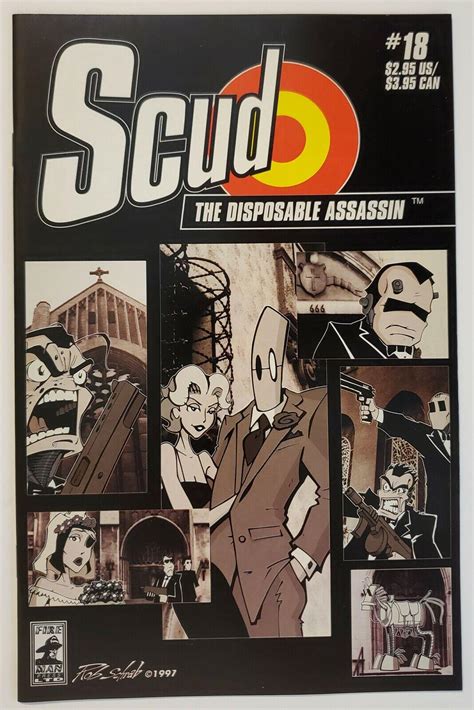 Scud The Disposable Assassin 18 1997 Fireman Press Vfnm Rob Schrab