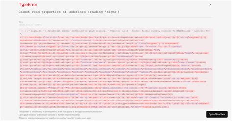 Sigmajs Test Codesandbox